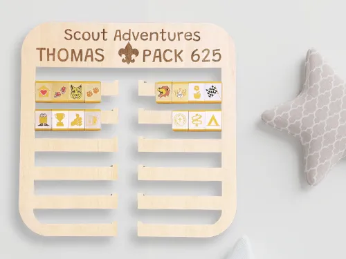 Customizable Scout Adventures Belt Loop Display Board | Cub Scouts ...