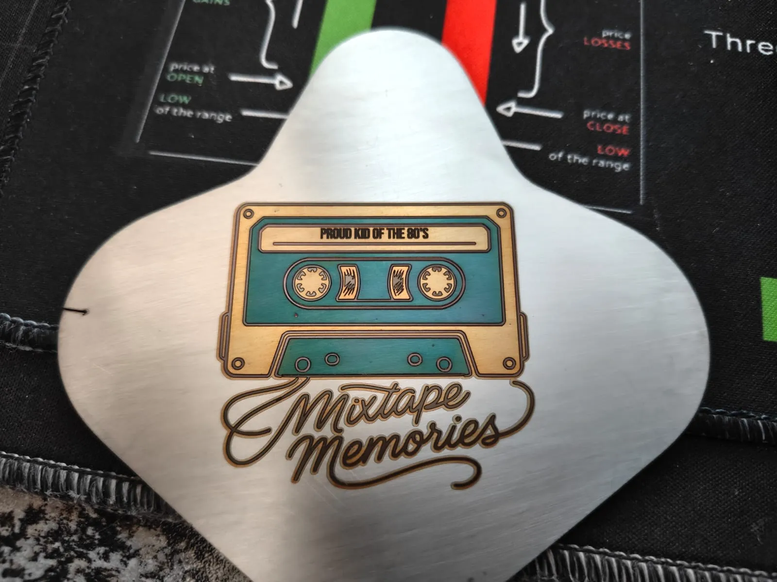 Retro 80s Mixtape Memories – Color Laser Engraving Design for Stainless ...