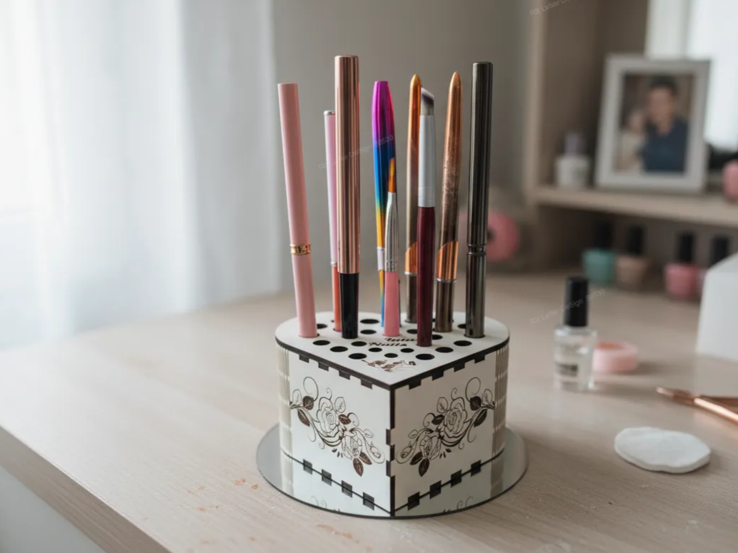 Heart-shaped brush box | Ready to Use Files - Atomm