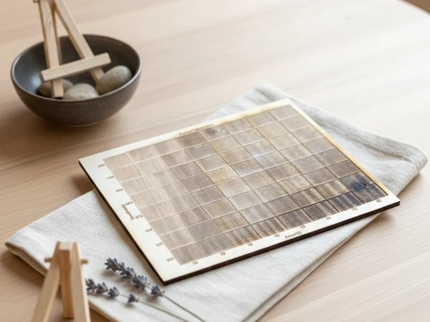 Laser Engraved Wooden Calibration Test Grid | Free Files - Atomm