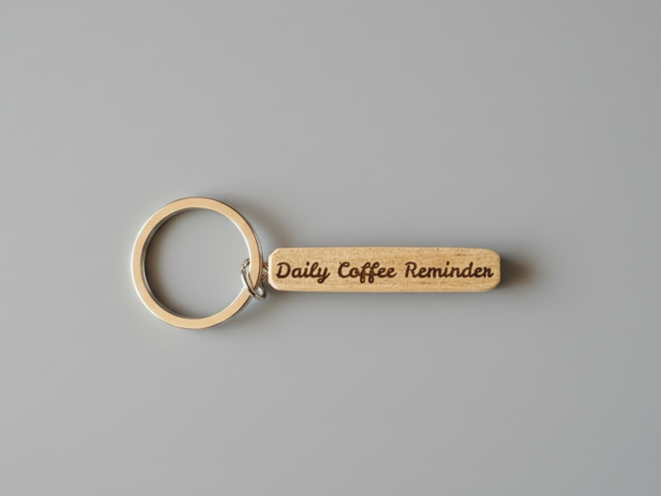 Daily Coffee Reminder Keychain | Free Files - Atomm