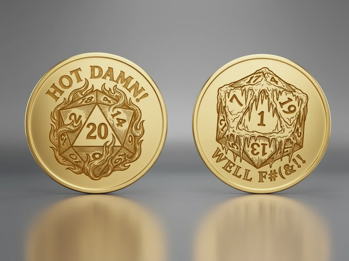 Crit or Fumble Coin | Free Files - Atomm