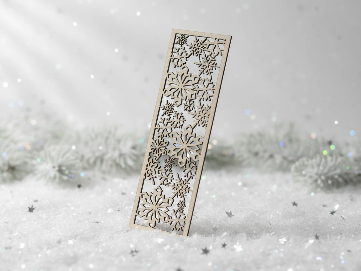 Laser cut and engrave | Snowflake decoration panel | Free Files - Atomm