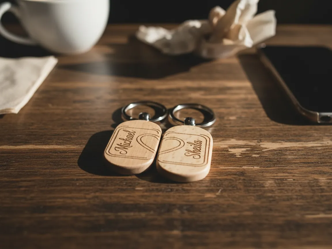 Personalized Wooden Laser Engraved Keychains with Names | Free Files ...