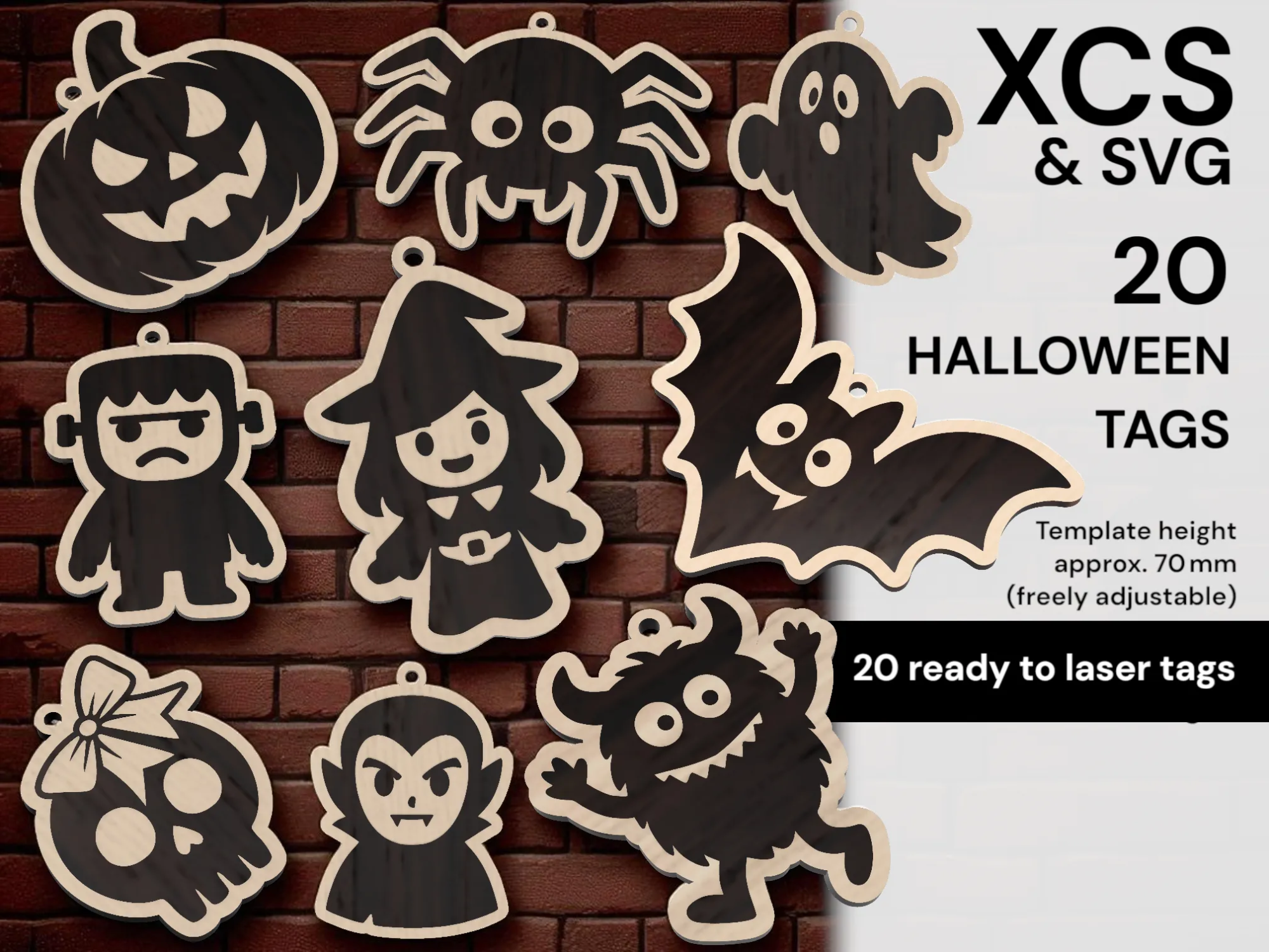 Halloween Tags | Ready to Use Files - Atomm