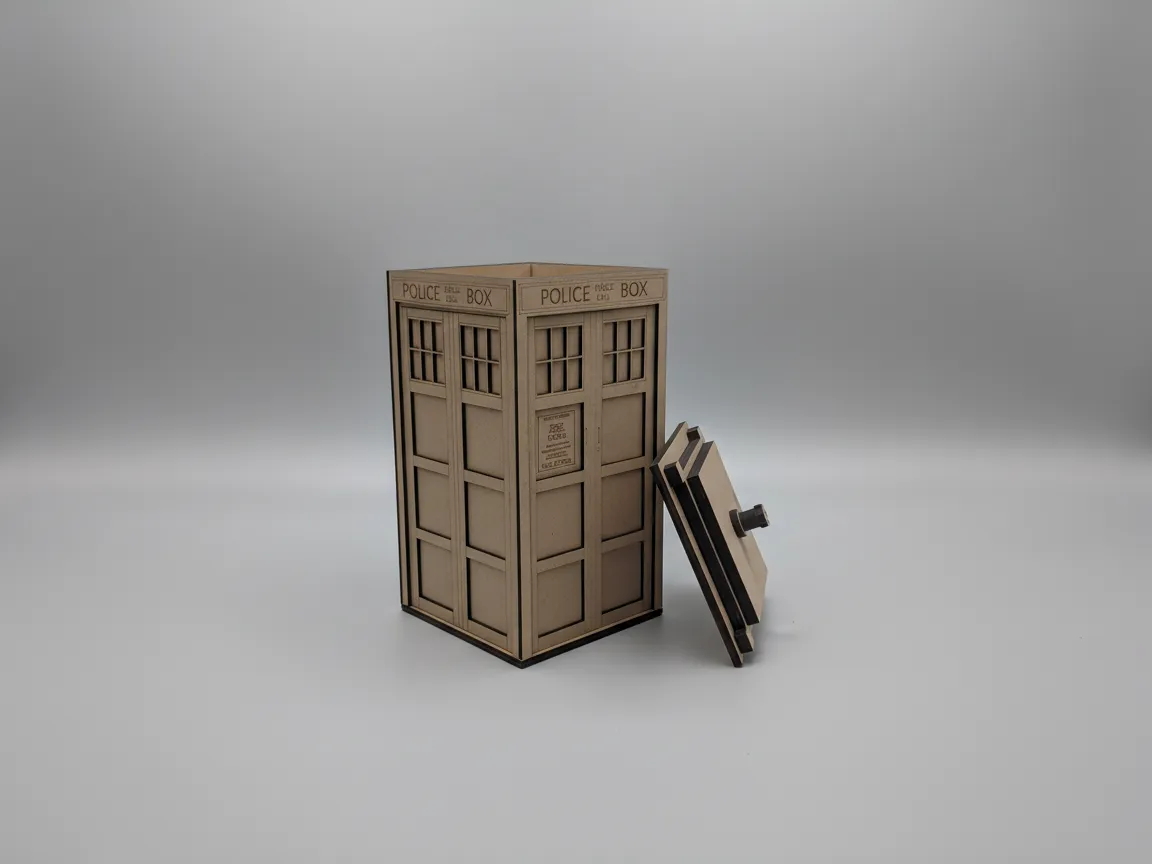 British Police Box Model Inspired by Science Fiction Time Travel | Free ...