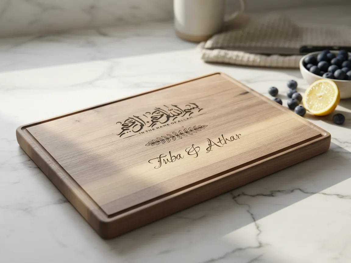 Personalized Walnut Cutting Board | Free Files - Atomm