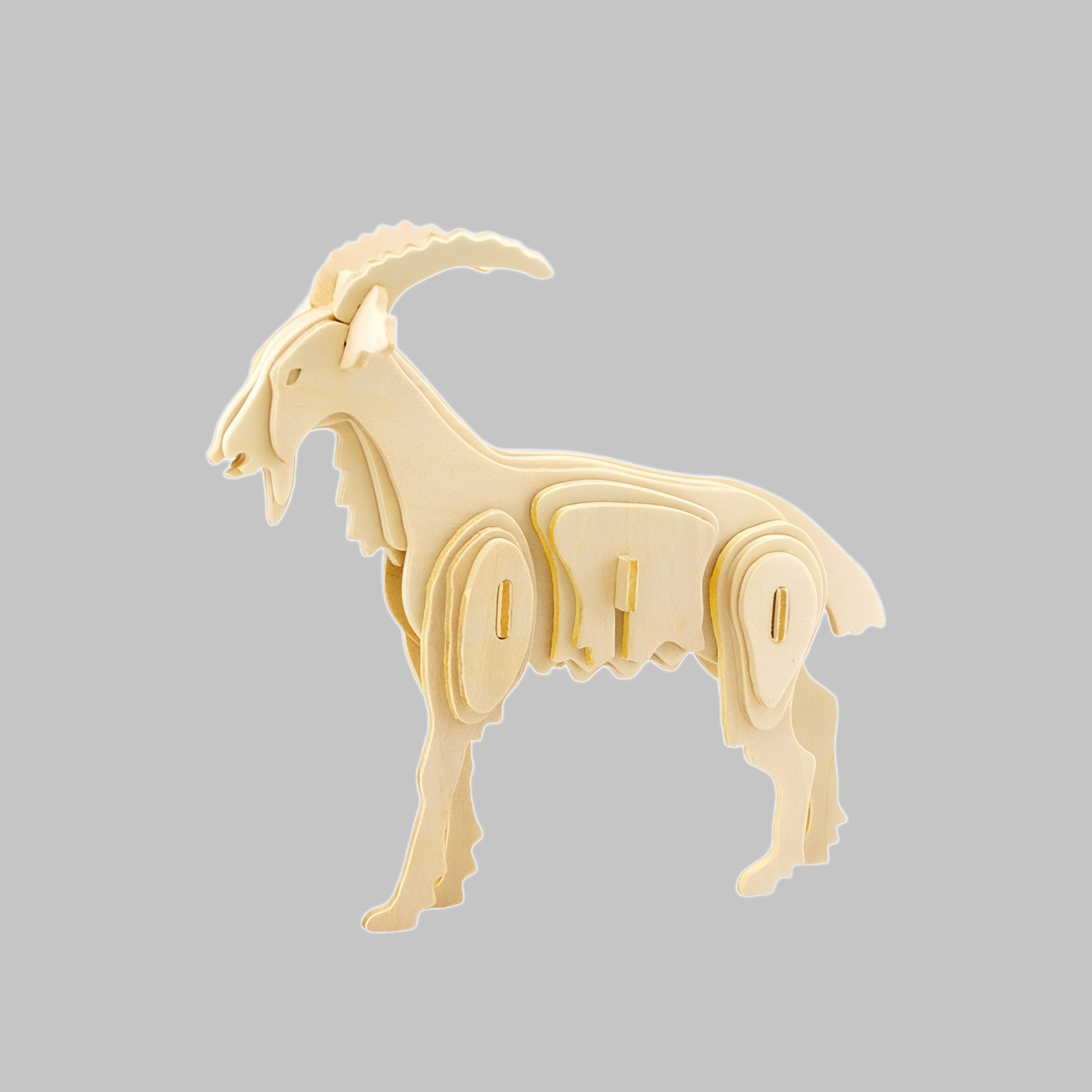 Laser Cut Sheep 3D Wooden Puzzle DWG File | Free Files - Atomm