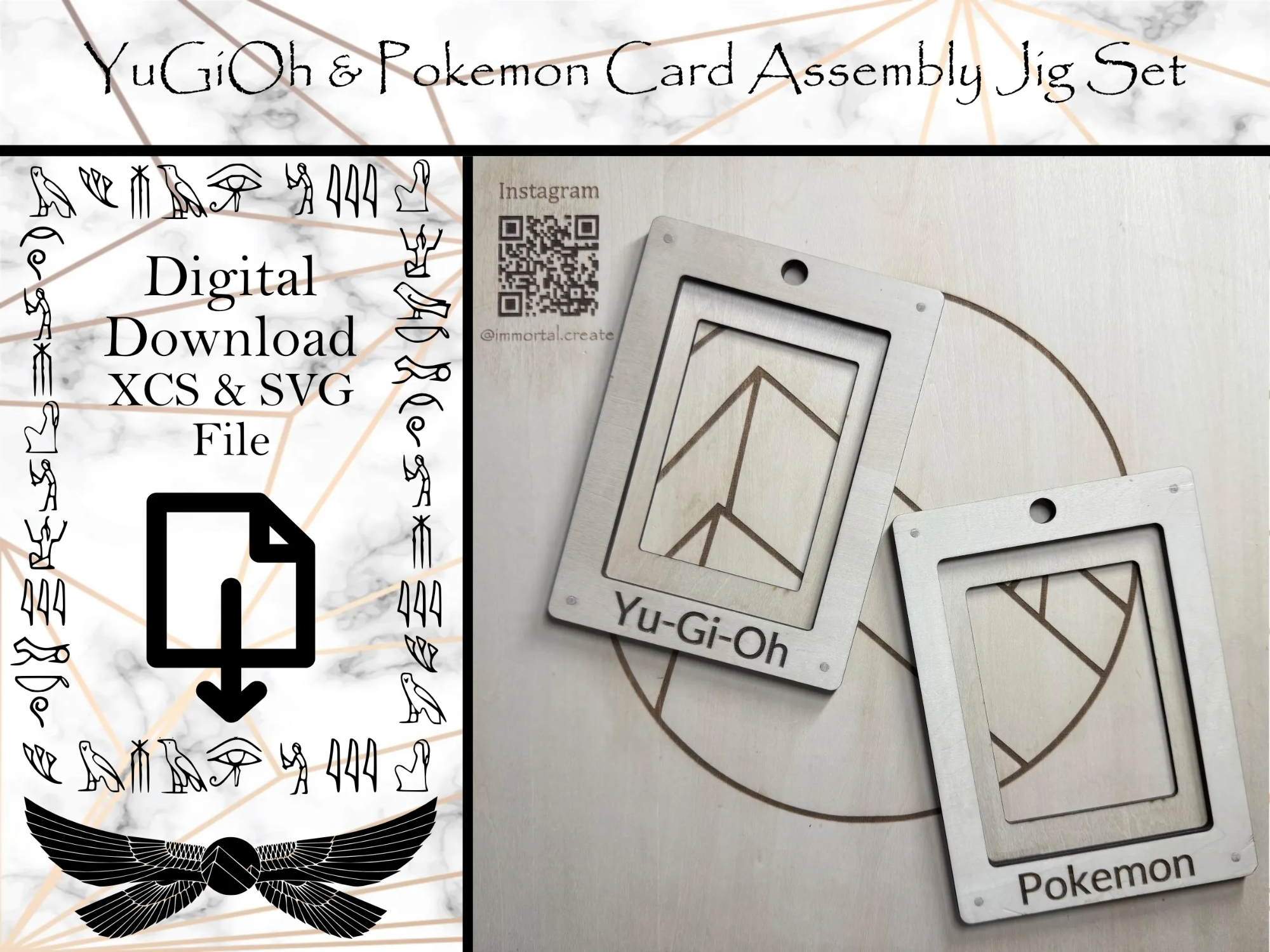 Yu-Gi-Oh & Pokemon Card Assembly Jig Set | Ready to Use Files - Atomm