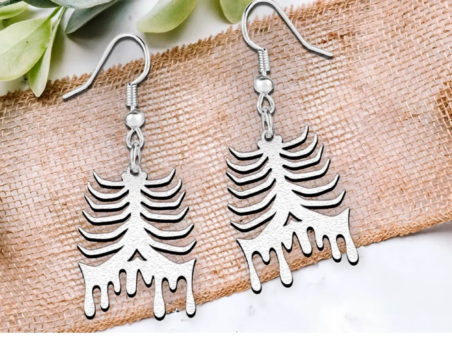 Laser cut and engrave | Laser Cut Halloween Skeleton Rib Cage Dangle ...