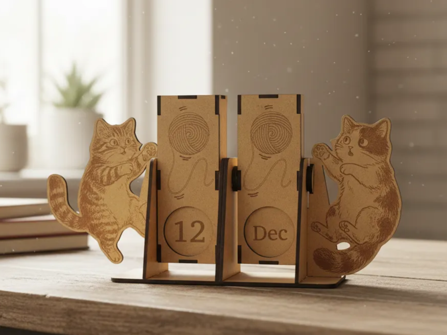 Perpetual Calendar with Cats | Free Files - Atomm