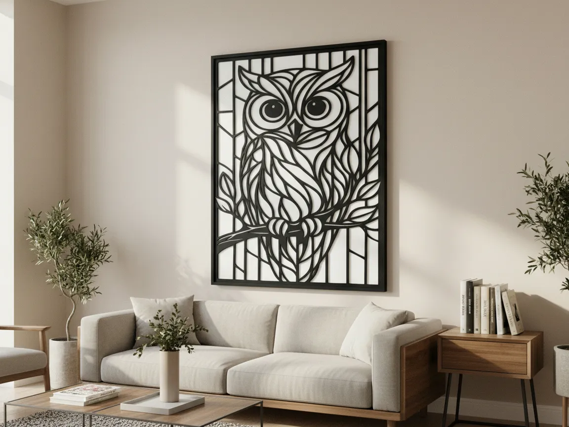 Laser Cut Abstract Wall Art - Atomm