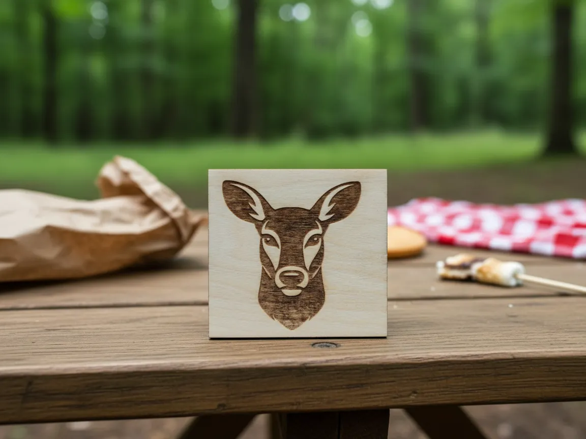 Deer (Doe) Head Silhouette – Laser Engraving SVG (Diode, CO₂ & UV ...