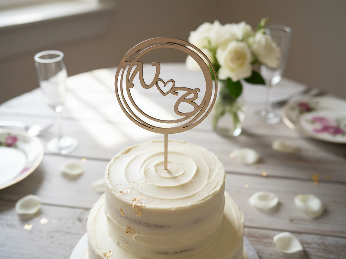 Hochzeitstorte - Kuchenstick - Tortenstick - Stick - Cake Topper - Cake ...