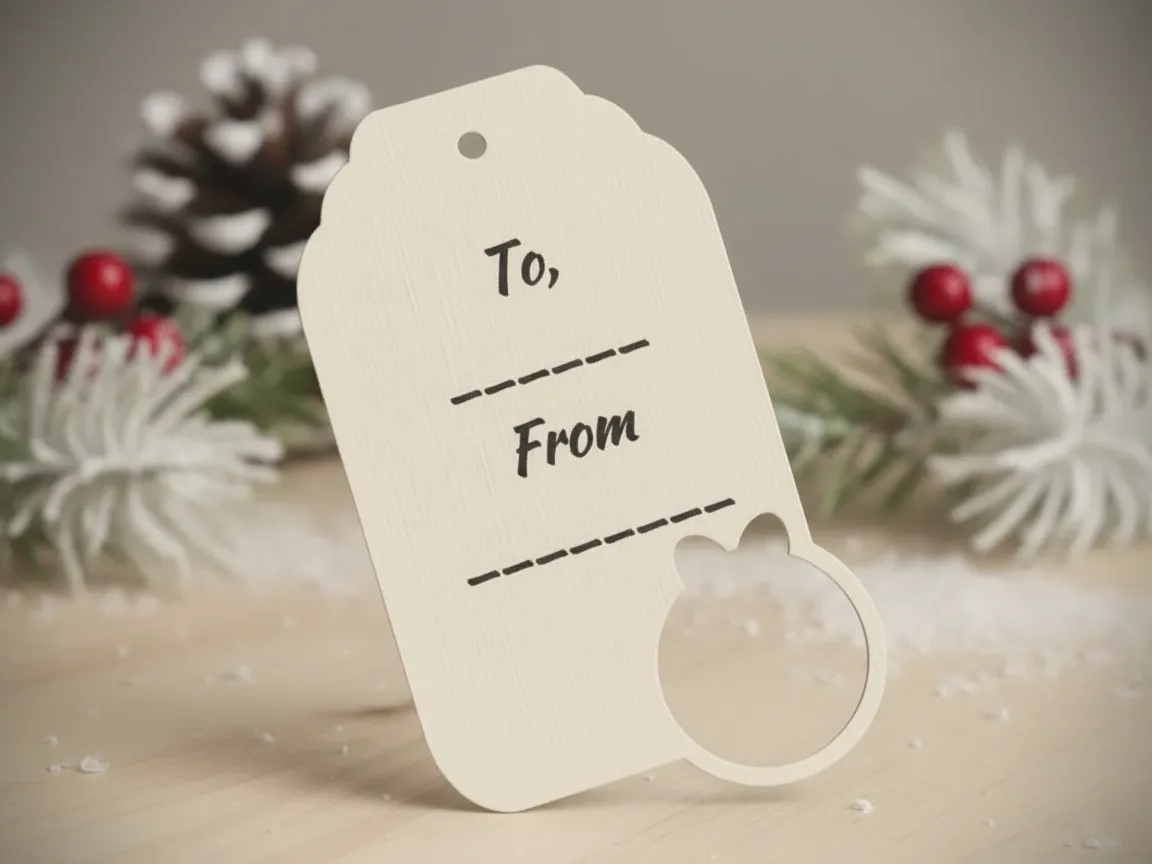 Personalized Christmas Gift Tag | Free Files - Atomm