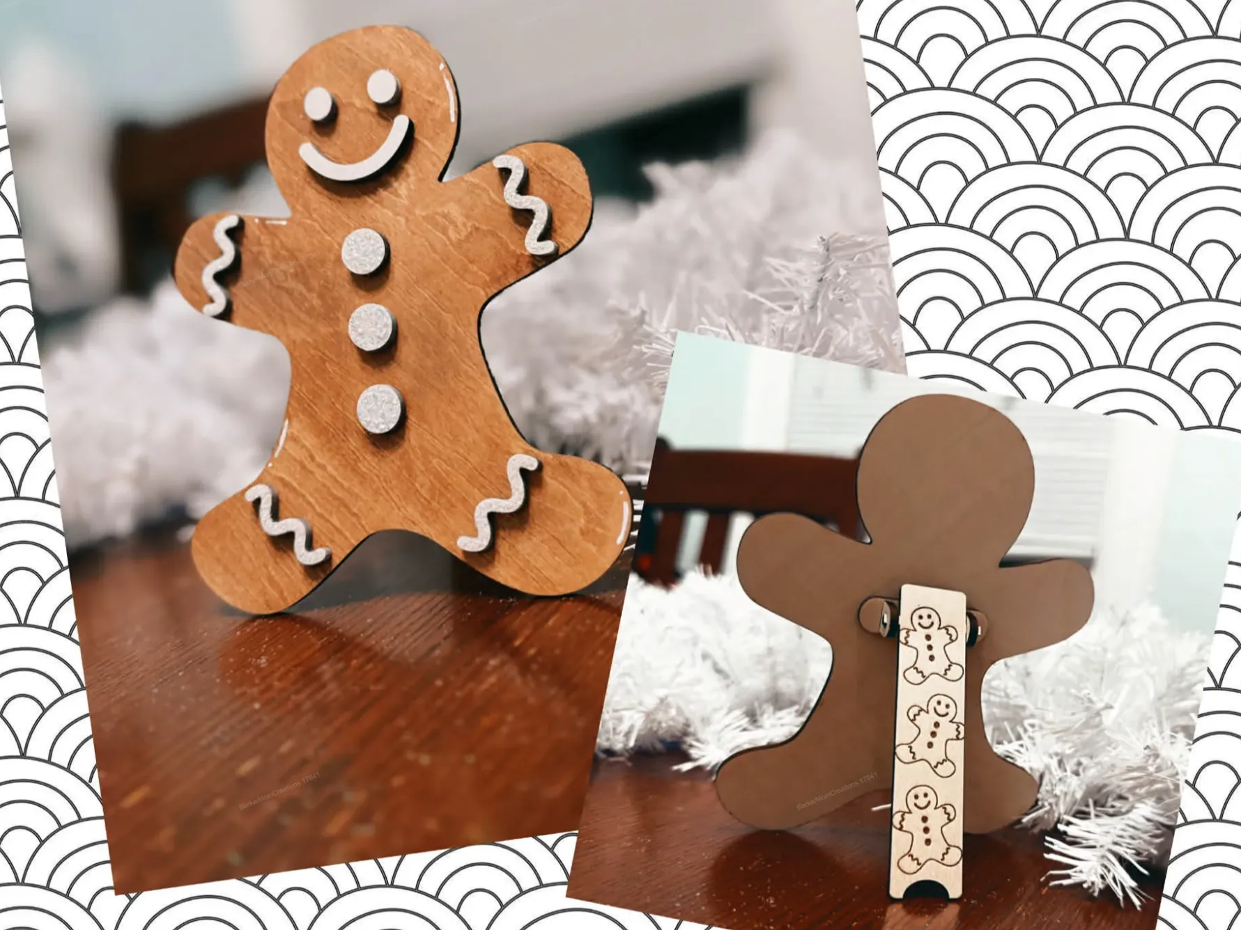 Gingerbread Man shelf sitter | Ready to Use Files - Atomm