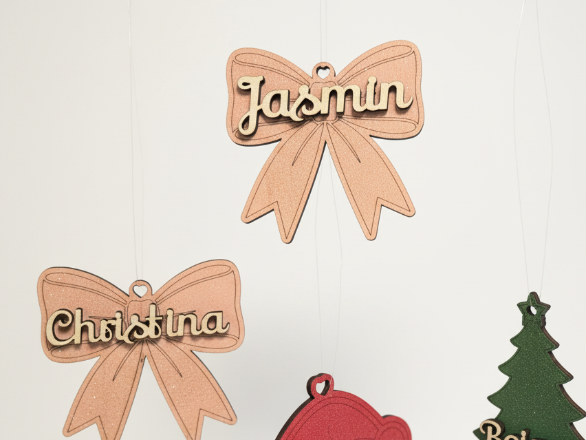 Free BOW from Bundle Christmas Ornament | Free Files - Atomm