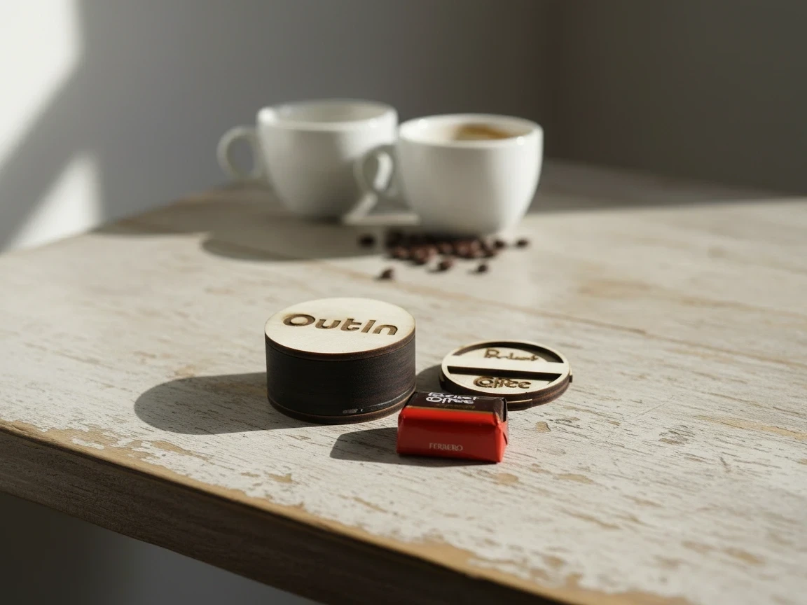 Pocket Coffee Keychain Container With Bayonet Lid | Free Files - Atomm