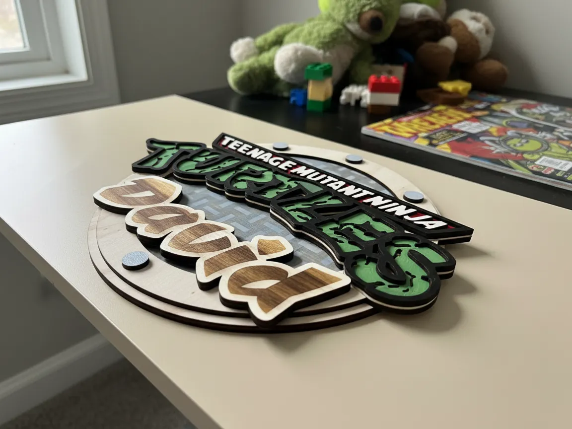 Custom Laser Cut Teenage Mutant Ninja Turtles Name Sign | Free Files ...