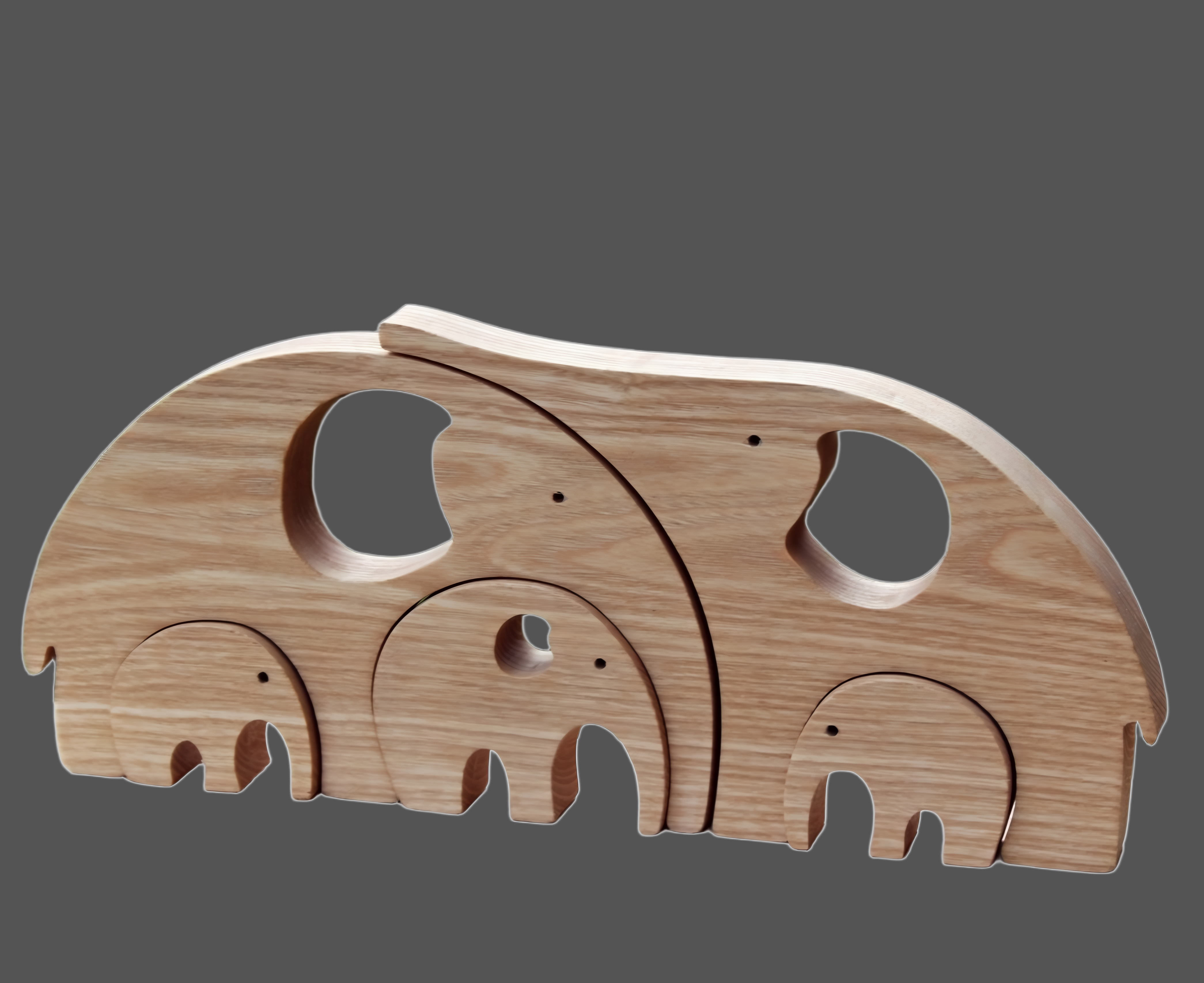 Laser Cut Cute Elephant Family DXF File | Free Files - Atomm