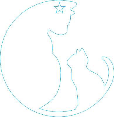 Cat and Kitten Silhouette Keychain | Free Files - Atomm