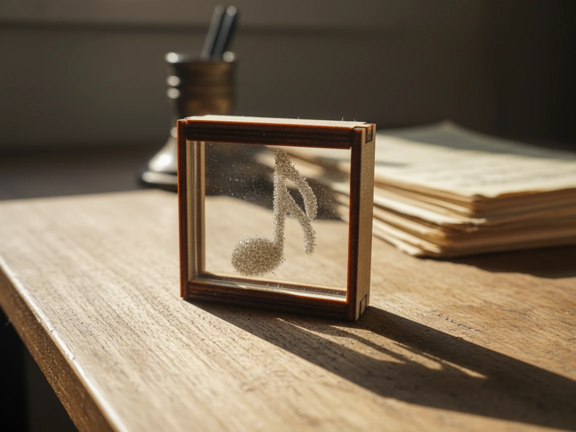 Laser Cut Wooden Frame with Musical Note Acrylic engraving looking like ...