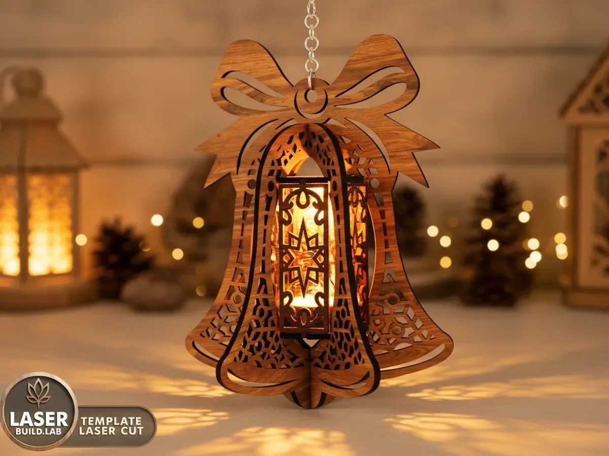 Christmas Bell Candle Holder | Ready to Use Files - Atomm