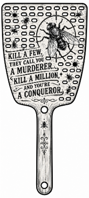 Conqueror Fly Swatter Engrave and Cut | Free Files - Atomm