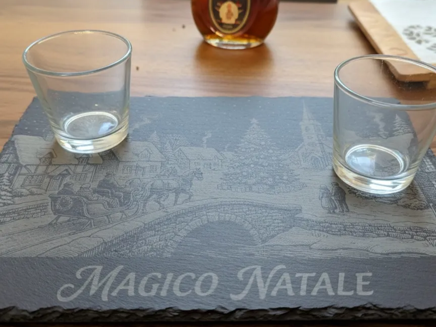 Magic Christmas large Coaster Shot Glass Holder | Free Files - Atomm