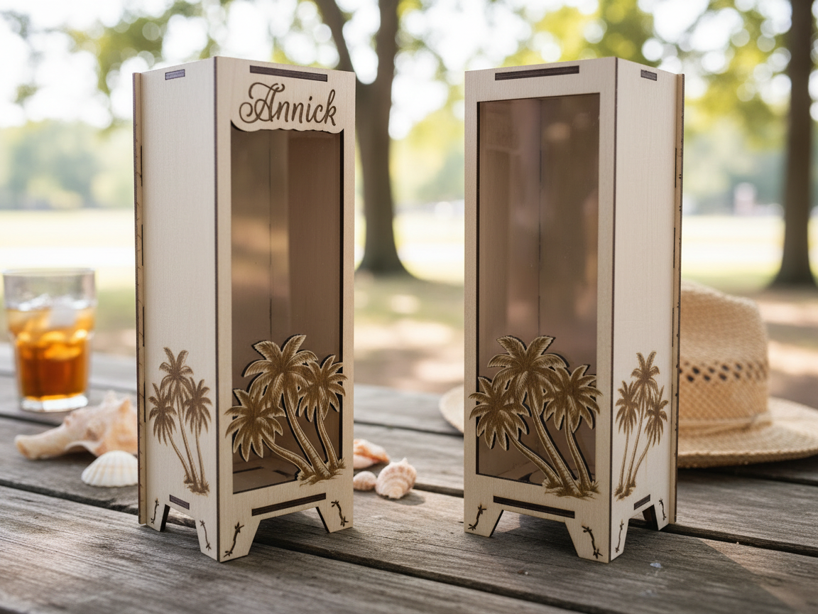 Laser Cut Wooden Money Bank | Personalized Coin Bank with Acrylic Front ...