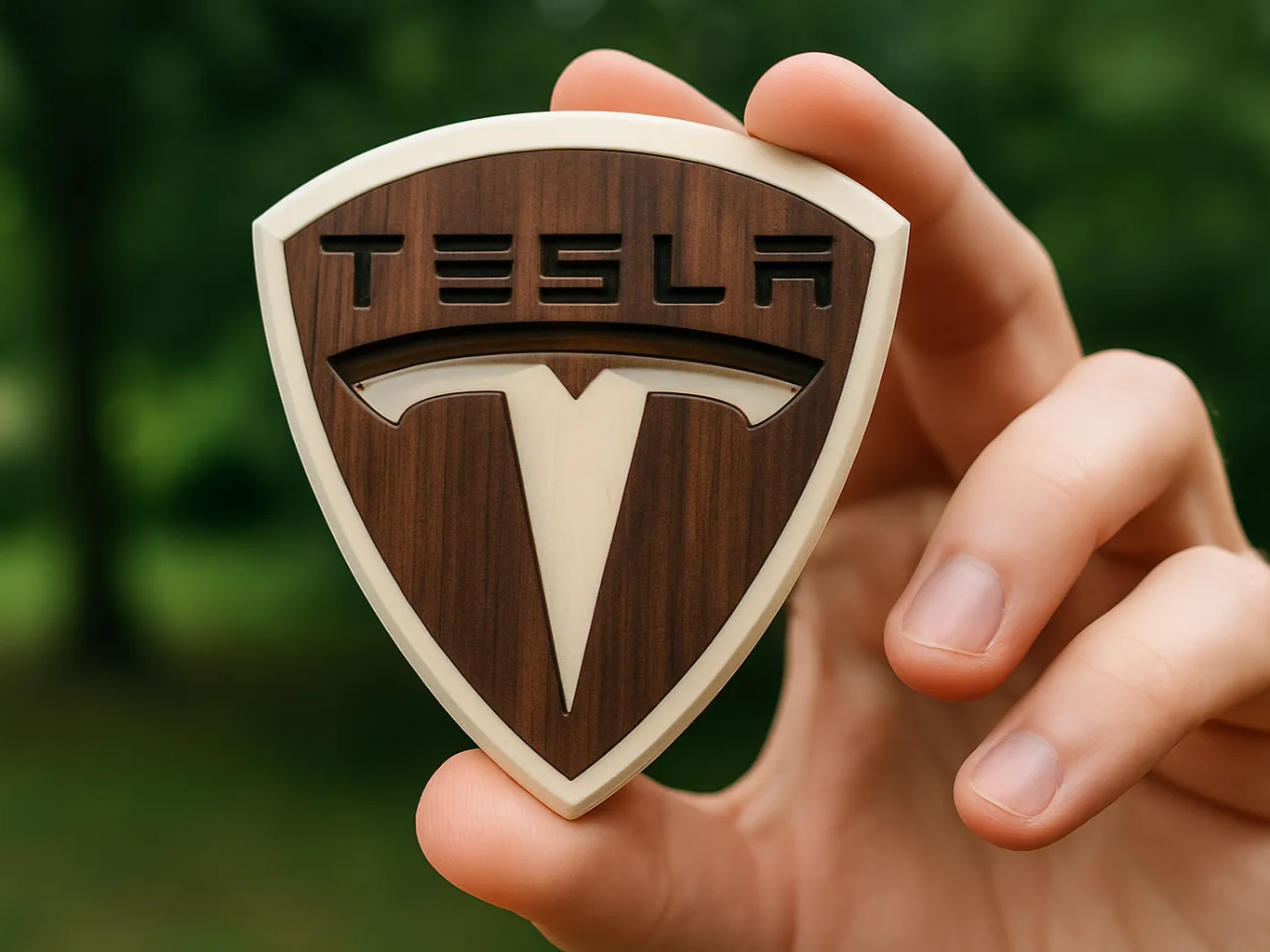 Laser cut and engrave | laser cut tesla logo | Free Files - Atomm