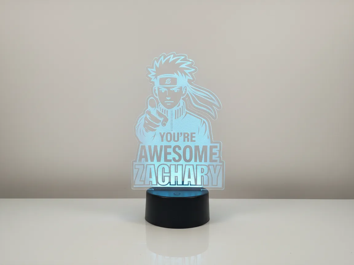 Personalized Laser Cut LED Sign - Canva Link Included | Free Files - Atomm