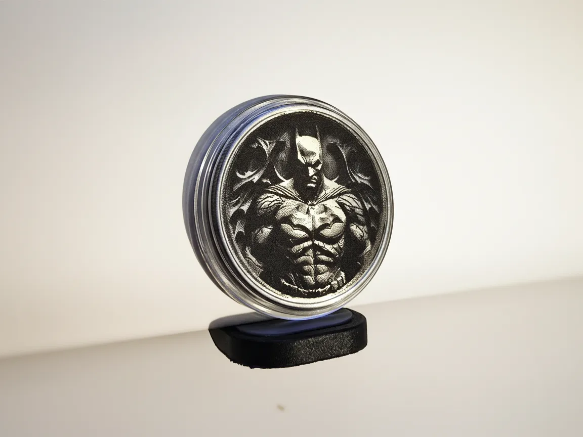 laser engraved batman coin | Free Files - Atomm