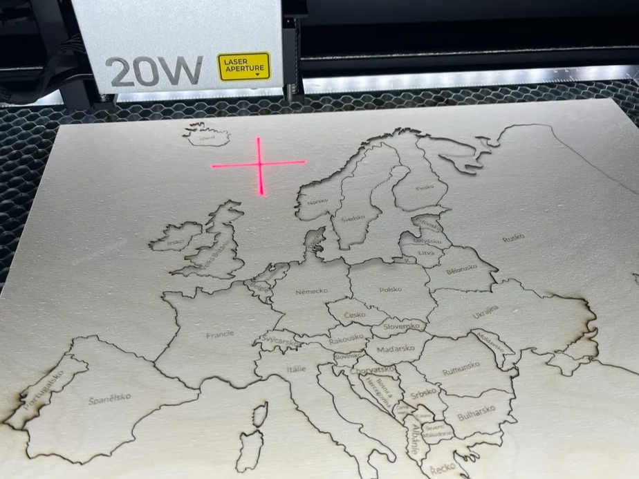 Laser-Cut Europe Map Puzzle – A3 Size, Reinforced for Durability | Free ...