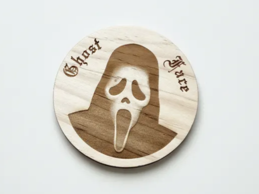 Ghost Face Coaster | Free Files - Atomm