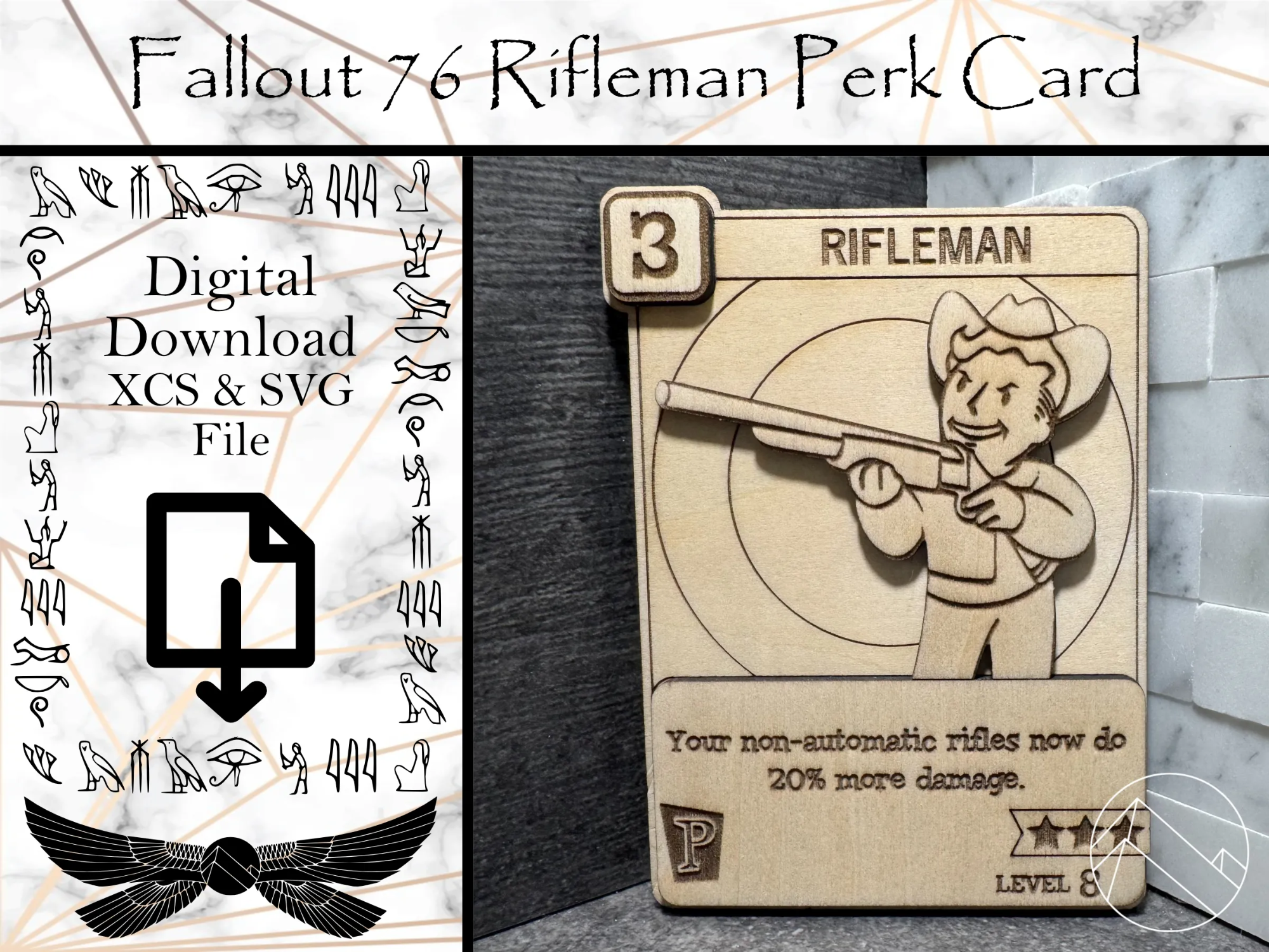 Fallout 76 Rifleman Perk Card | Free Files - Atomm