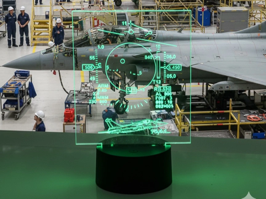 Laser Engraved Acrylic Fighter Jet HUD Display Lamp | Free Files - Atomm