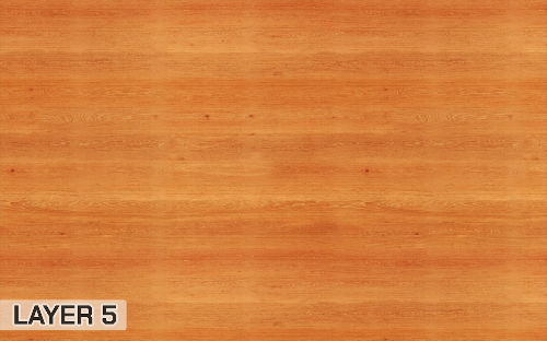 5 Layers Wood Wall Art of a Girl Walking Through a Forest Landscape ...
