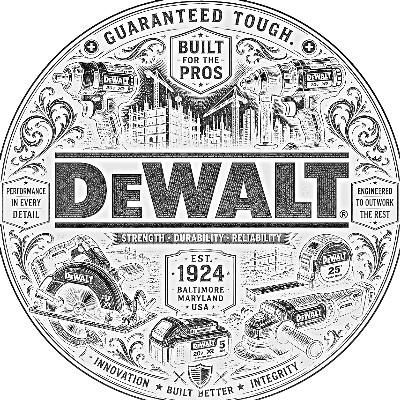 Dewalt Branded Round Slate Stone Coaster | Free Files - Atomm