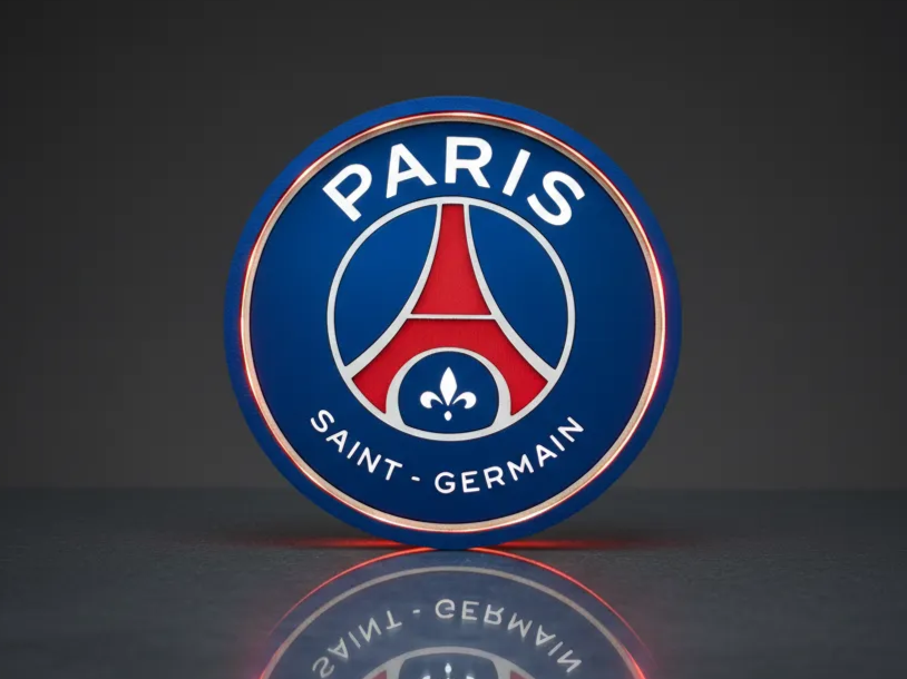 Logo mural lumineux du Paris Saint-Germain | Free Files - Atomm