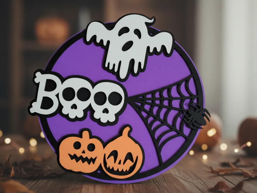 Boo Spooky Halloween Sign | Free Files - Atomm