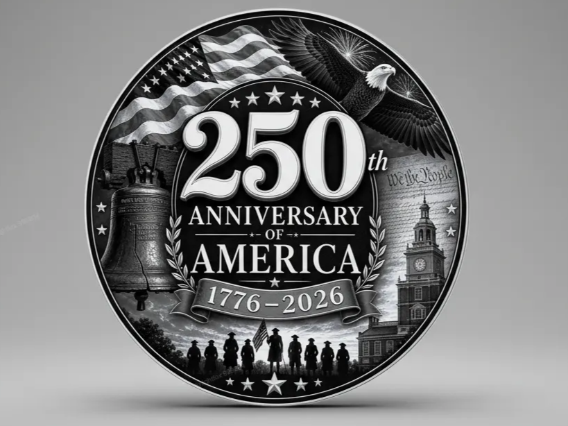 250th Anniversary of America 1776-2026 Slate Coaster | Free Files - Atomm