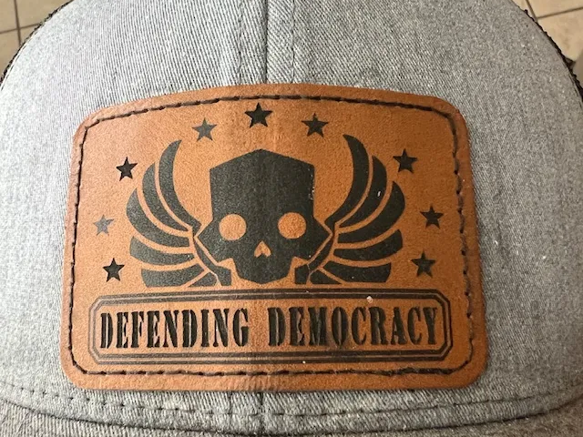 Defending Democracy Leather Patch | Free Files - Atomm