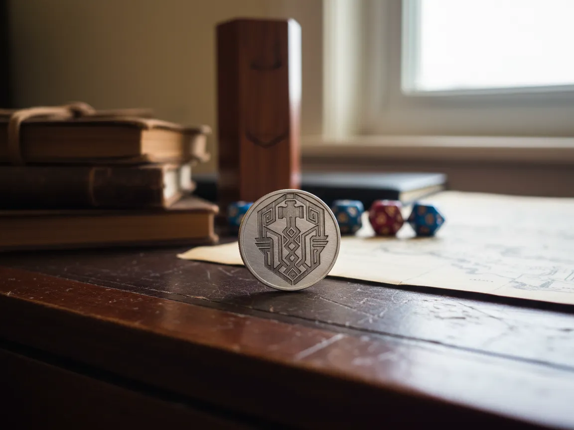 Dwarven Sigil Zinc 0 Challenge coin | Free Files - Atomm