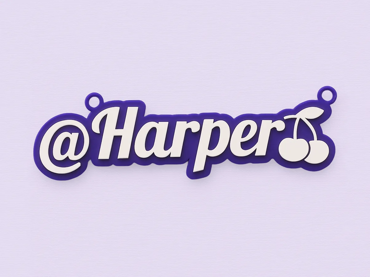 Customized name tag with decoration | Free Files - Atomm