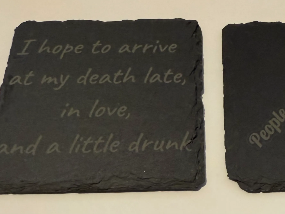 Slate Coasters with Inspirational Quotes | Free Files - Atomm