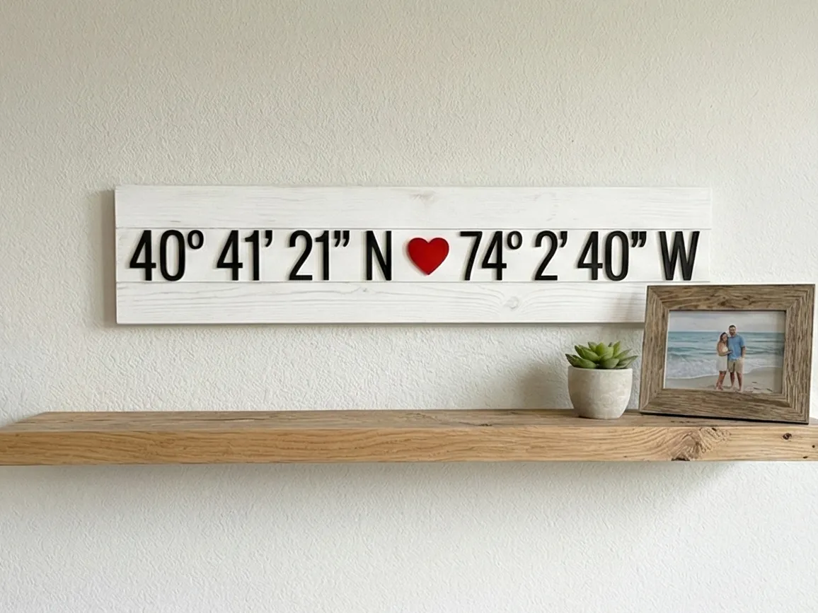 3D Custom Coordinates Sign | Free Files - Atomm