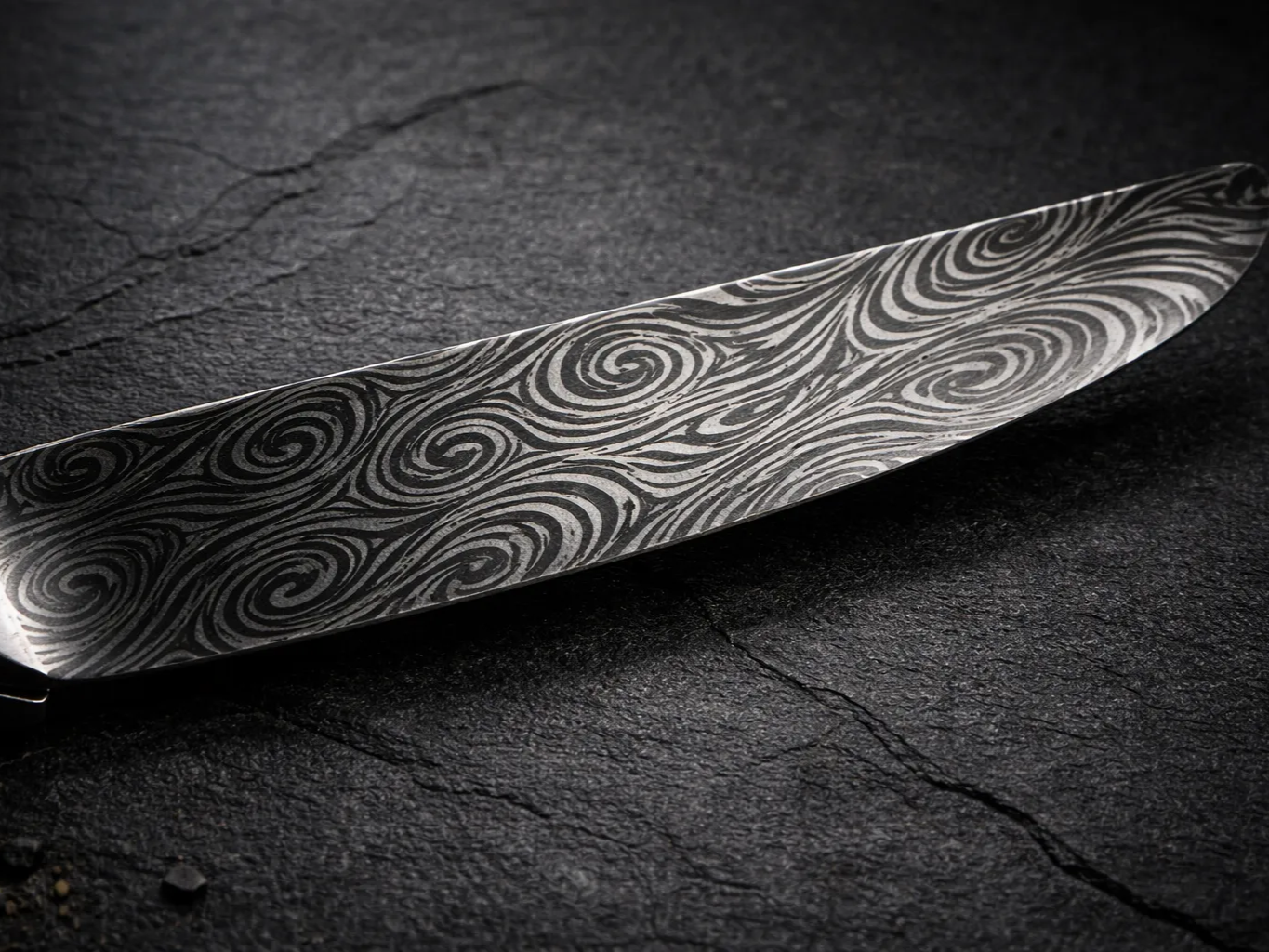 Stainless Steel Damascus Steel Knife Engraving | Free Files - Atomm