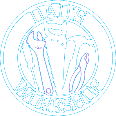Dad's Workshop Round Wall Sign with Tool Motif | Free Files - Atomm