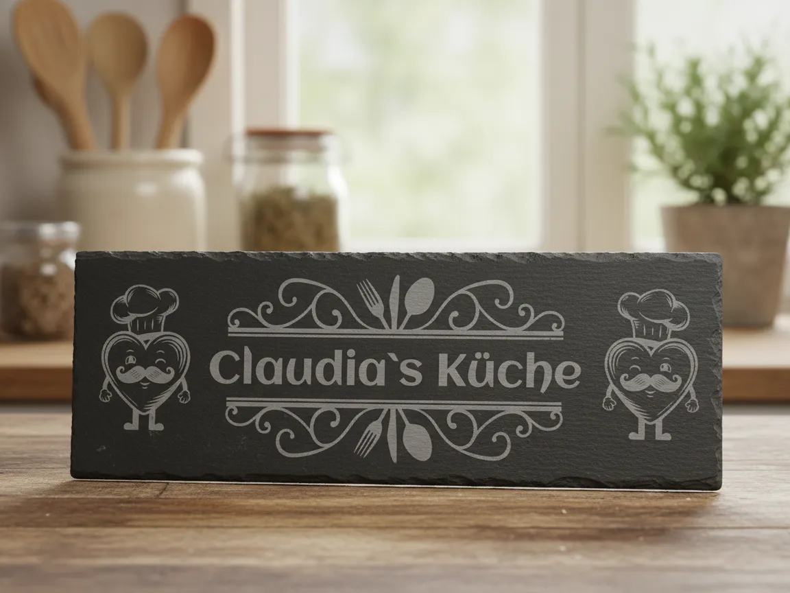 Laser cut and engrave | Laser Engraved Personalized Kitchen Sign ...